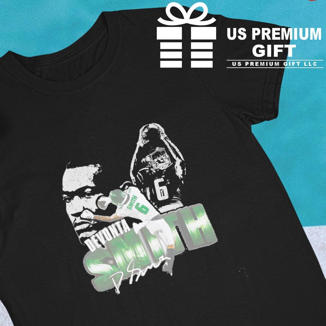 DeVonta Smith 6 Philadelphia Eagles football players pose signature ...