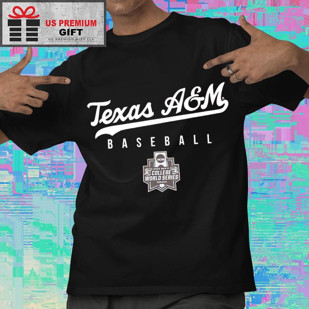 Texas A&M Aggies baseball 2024 college world series logo shirt, hoodie ...