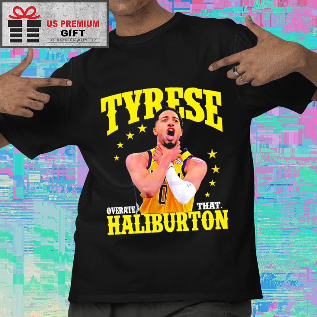 Tyrese Haliburton Choke pose 2025 playoffs Indiana Pacers shirt, hoodie ...