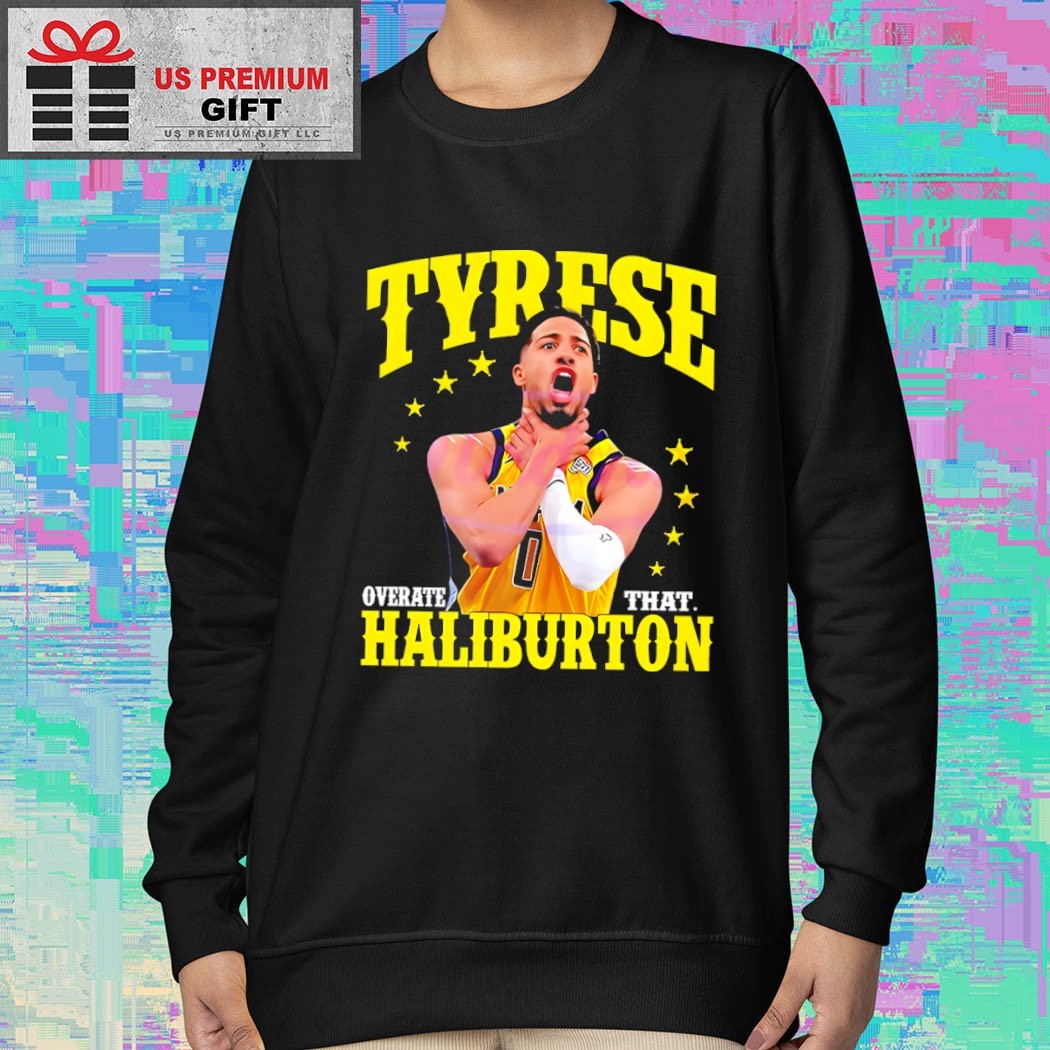 Tyrese Haliburton Choke pose 2025 playoffs Indiana Pacers shirt, hoodie ...