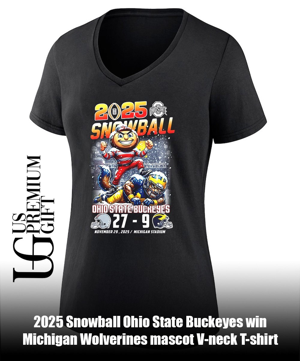 2025 Snowball Ohio State Buckeyes win Michigan Wolverines mascot shirt ...
