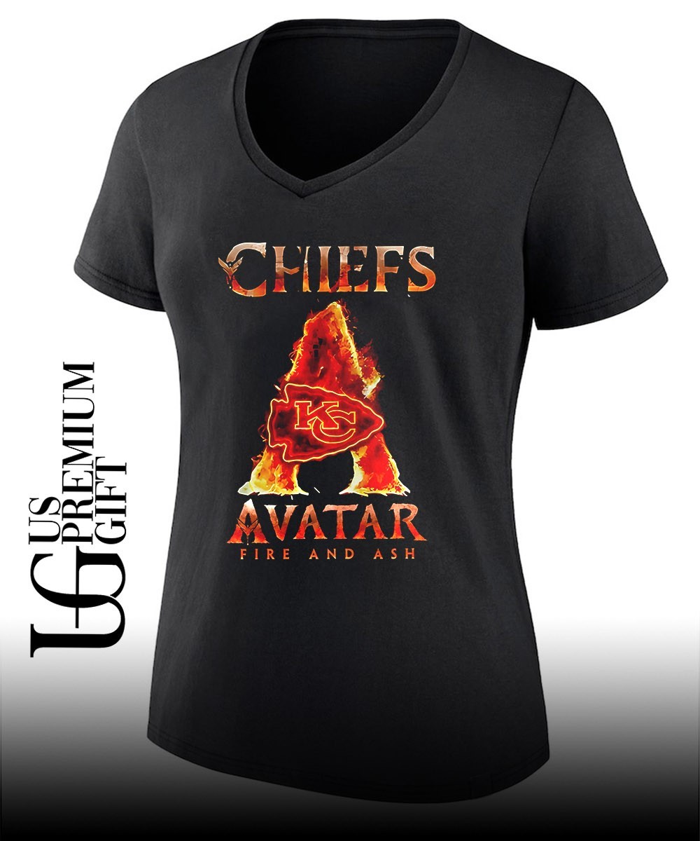 Avatar Fire and Ash Kansas City Chiefs logo shirt, hoodie, sweater ...