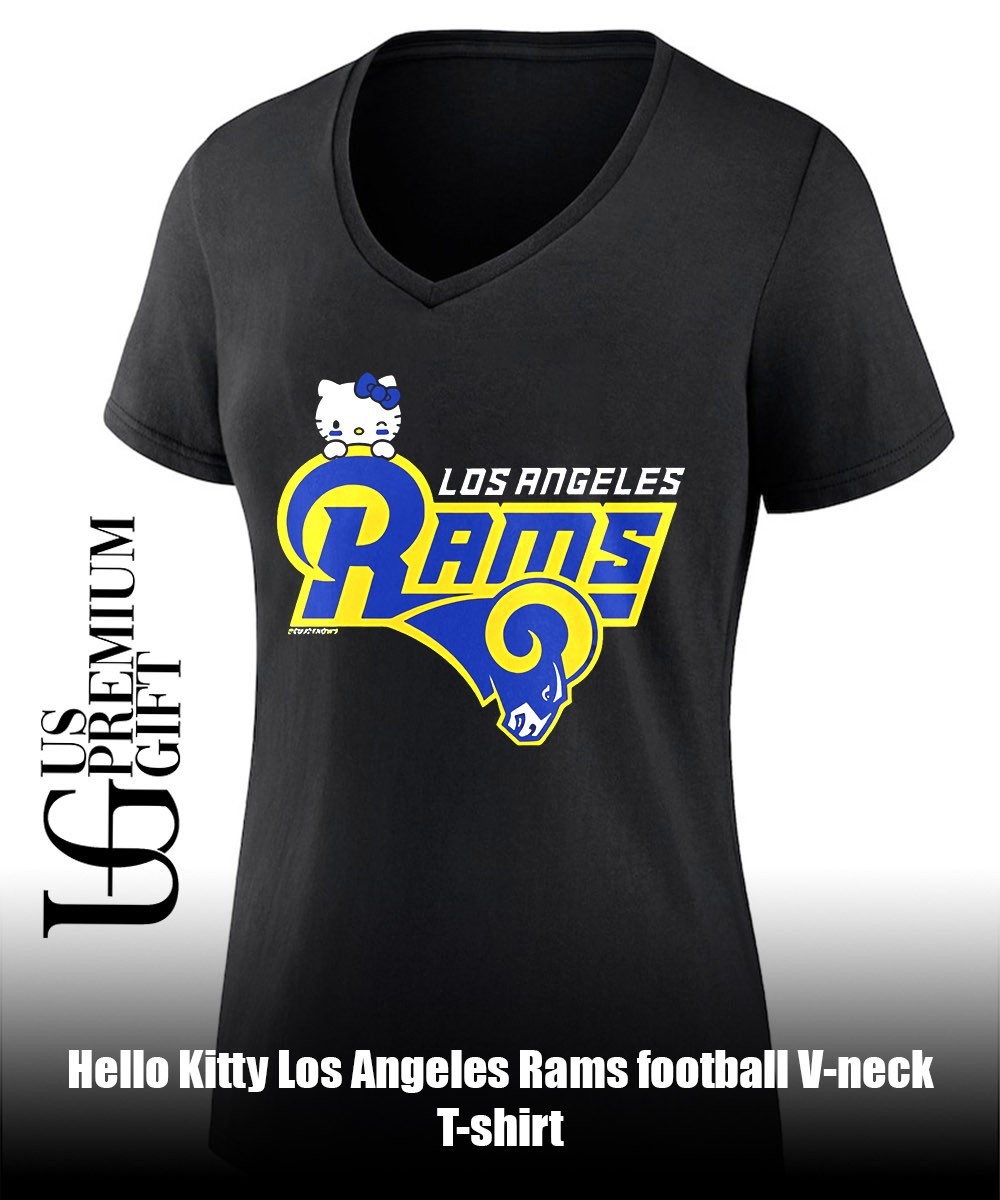 Hello Kitty Los Angeles Rams football shirt, hoodie, sweater, long ...
