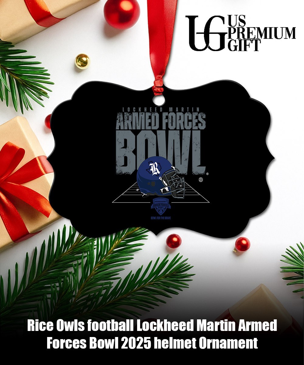 Rice Owls football Lockheed Martin Armed Forces Bowl 2025 helmet ...