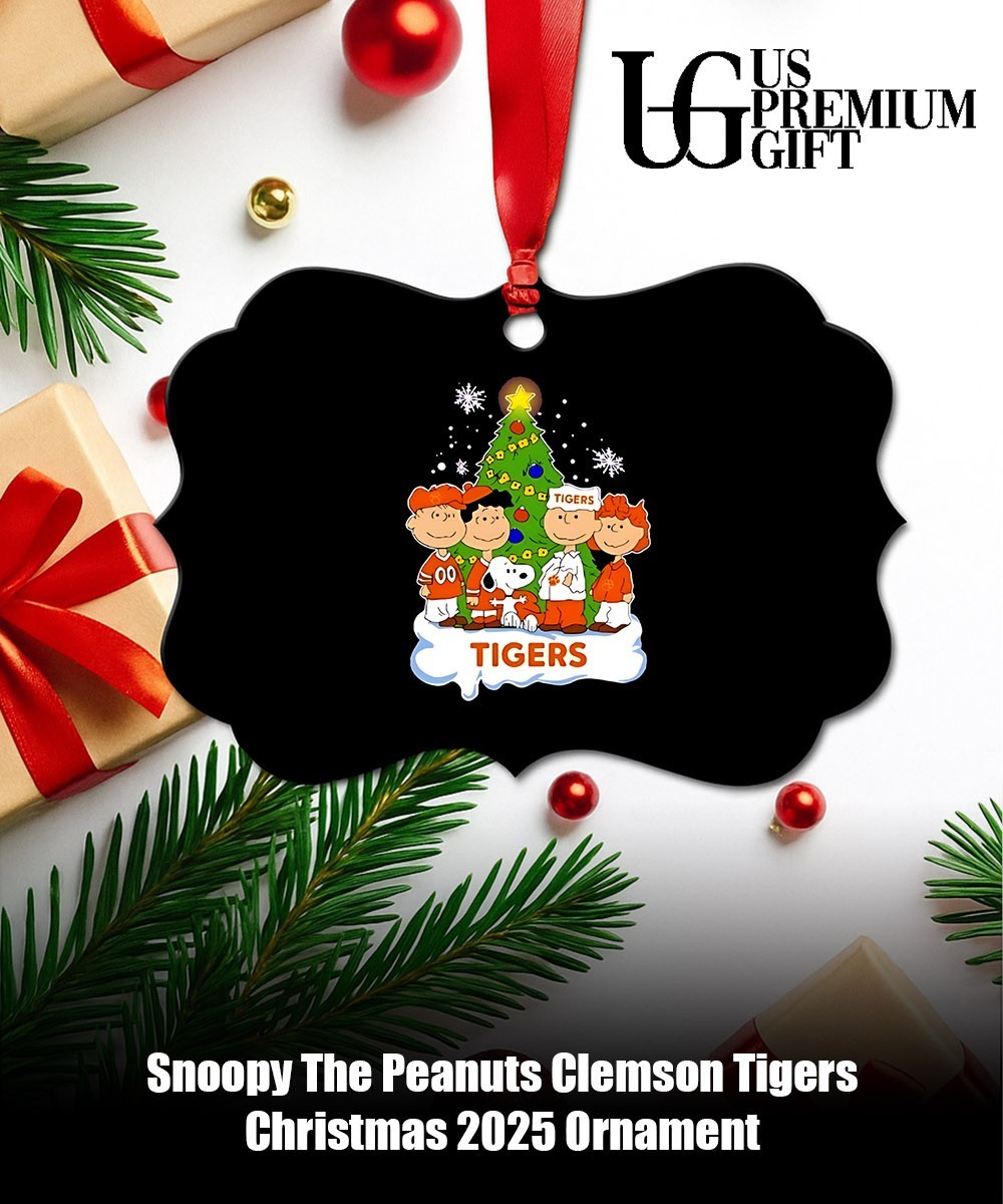Snoopy The Peanuts Clemson Tigers Christmas 2025 Ornament, hoodie ...