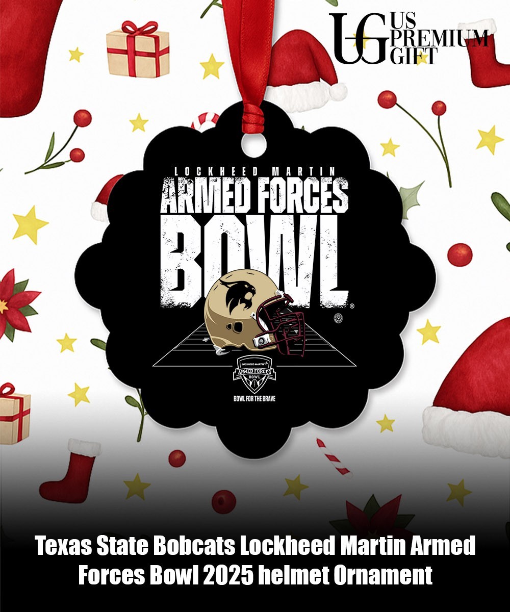 Texas State Bobcats Lockheed Martin Armed Forces Bowl 2025 helmet ...