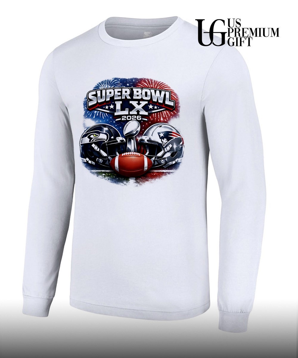 New England Patriots vs Seattle Seahawks Super Bowl LX 2026 shirt ...