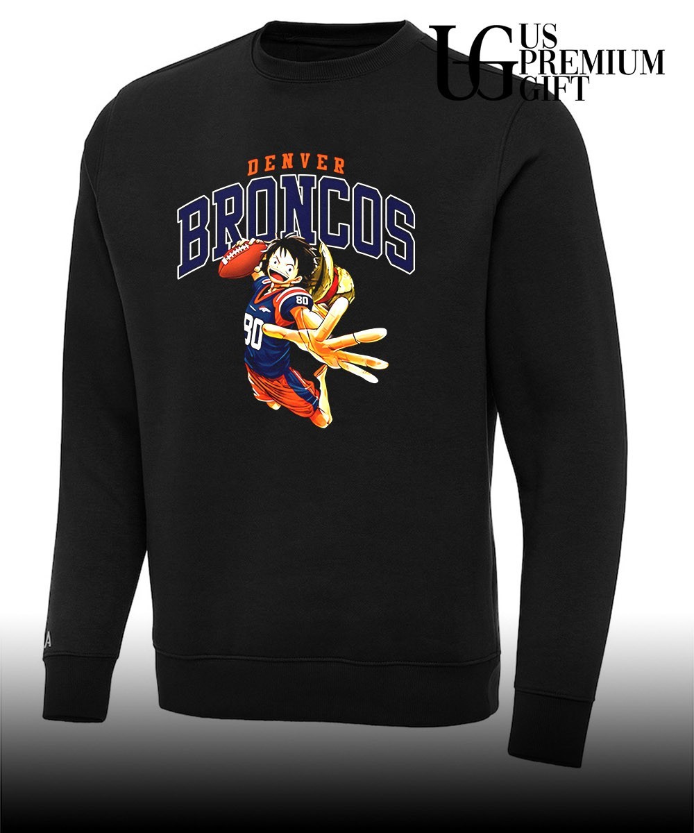One Piece Denver Broncos Football shirt, hoodie, sweater, long sleeve ...
